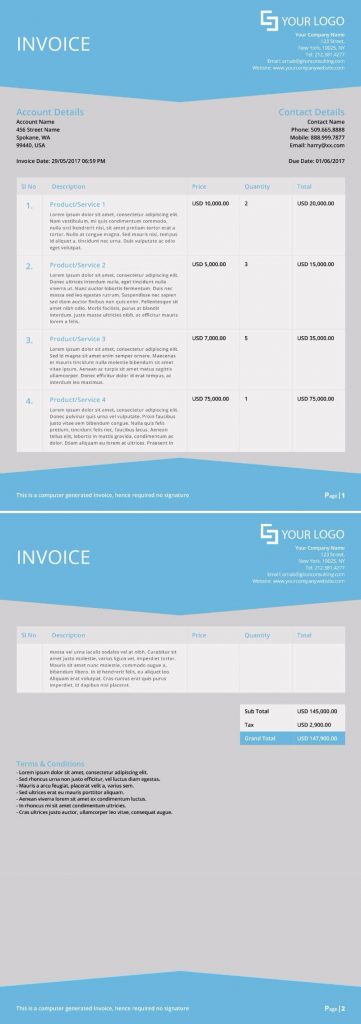 INVOICE Archives - Awesome Inventory Templates