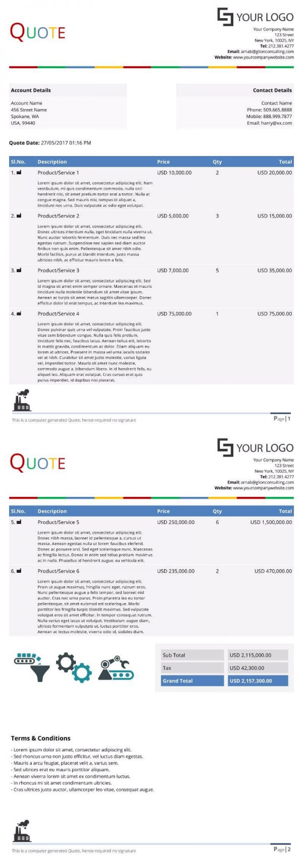 PO-WHALE-BLUE-4F81BD - Zoho CRM Inventory Templates | 200+ Beautiful ...